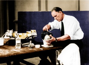 On the Set with Lon Chaney Sr. | OLD HOLLYWOOD IN COLOR