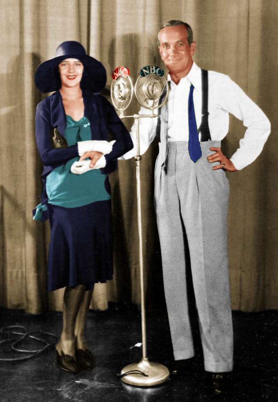 On the Set with Al Jolson | OLD HOLLYWOOD IN COLOR