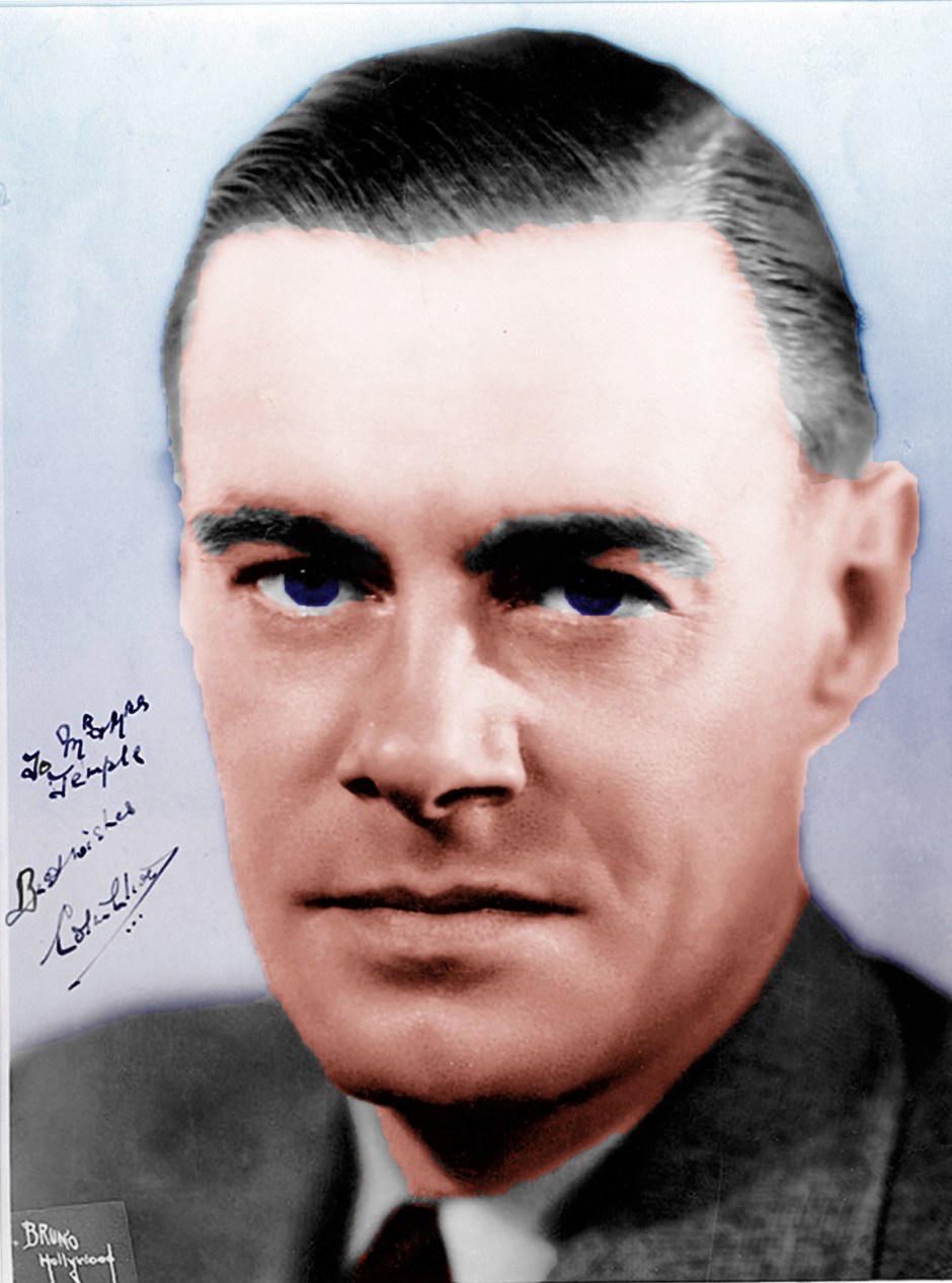 On the Set with Colin Clive | OLD HOLLYWOOD IN COLOR