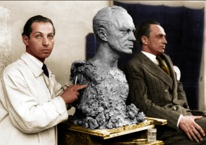 On the Set with Conrad Veidt | OLD HOLLYWOOD IN COLOR