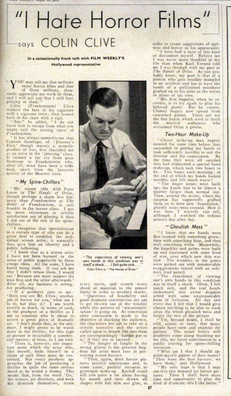 Vintage Glass Slides Celebrate Classic Horror Films + An Interview with ...